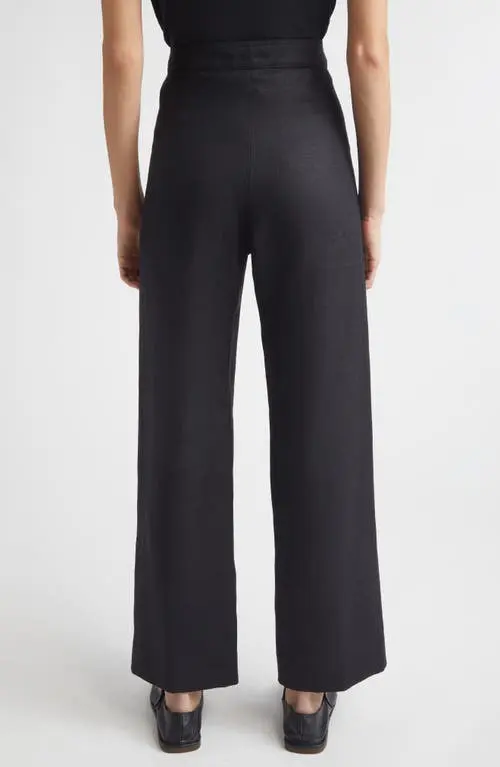 BODE Linen Sailor Trousers - Black