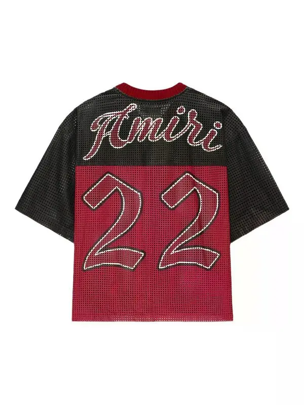Amiri Perforated T-shirt - Black