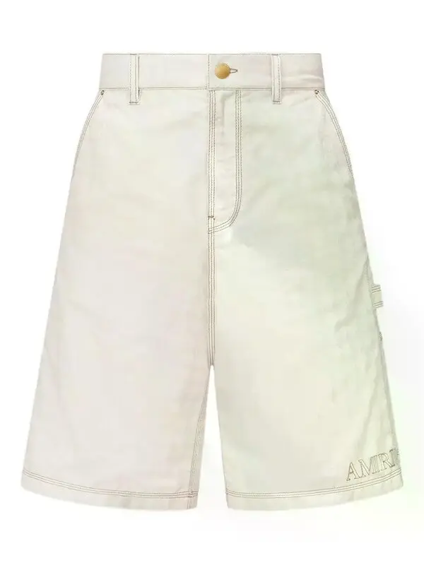Amiri Monogram Shorts - Neutrals