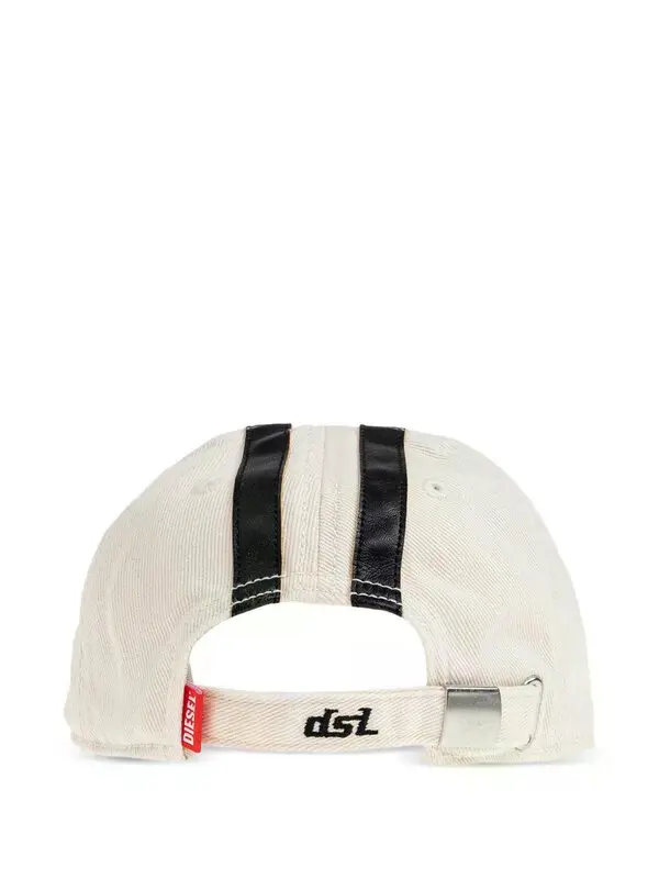 DIESEL® Logo-patch Stripe Baseball Cap