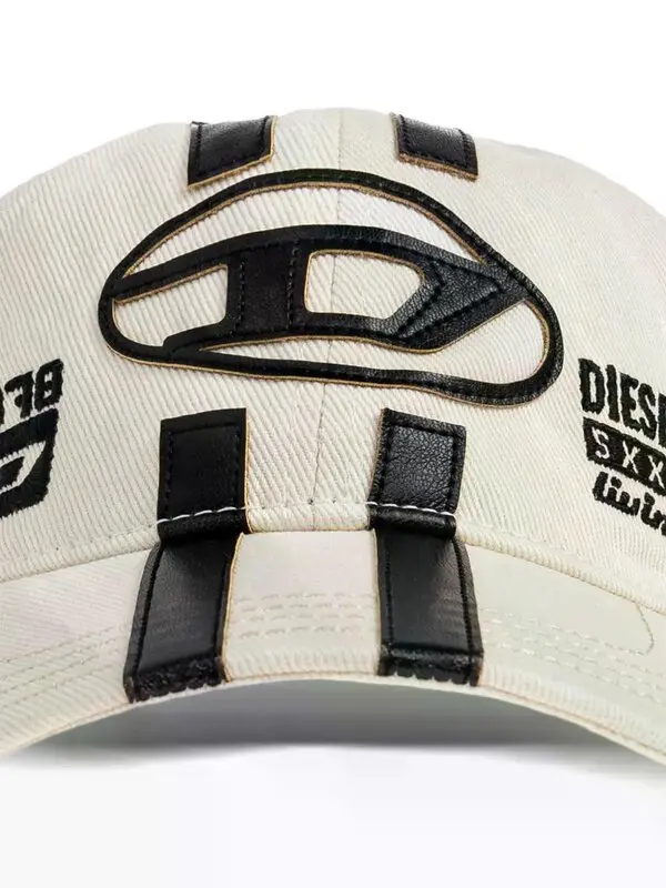 DIESEL® Logo-patch Stripe Baseball Cap