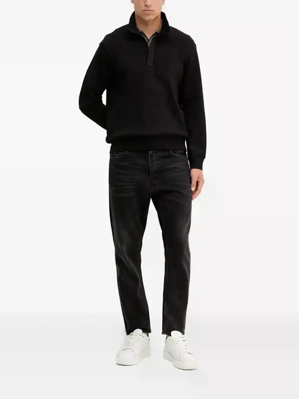 Armani Exchange Zip Collared Sweatshirt