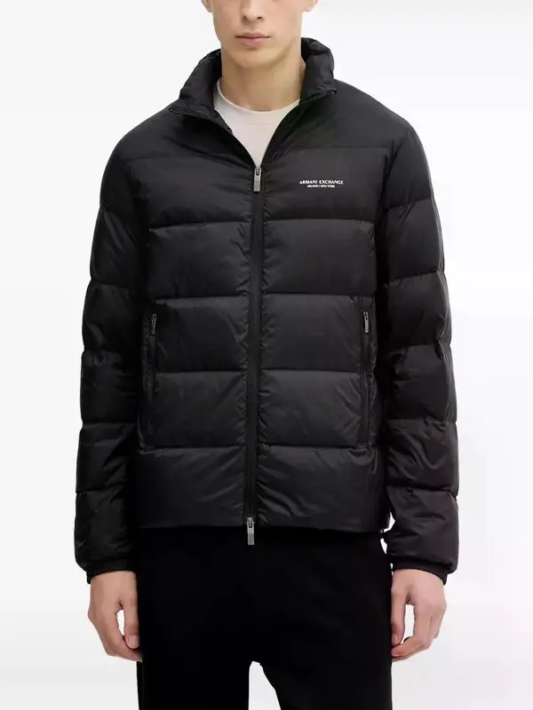 Armani Exchange Quilted Zip Jacket