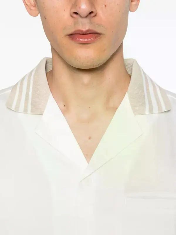 CHE Senna Striped-collar Shirt