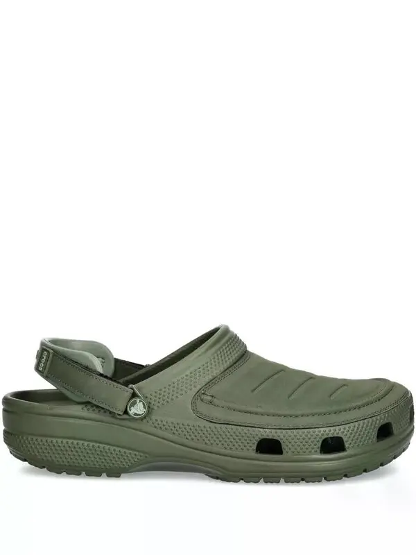 CROCS Adjustable Strap Slides - Green