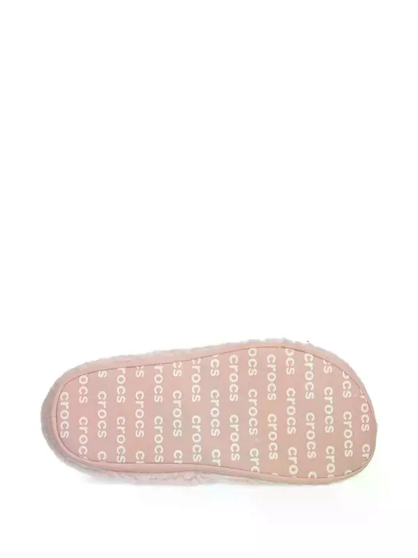CROCS Textured Strap Slippers - Pink