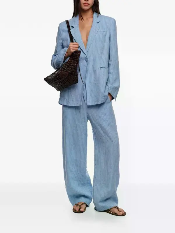 Bimba Y Lola Striped Single-breasted Blazer