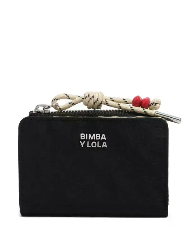 Bimba Y Lola Rope Detail Wallet - Black