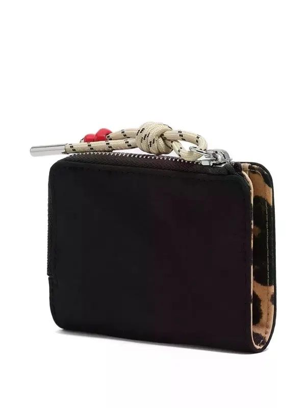 Bimba Y Lola Graphite Nylon Compact Purse