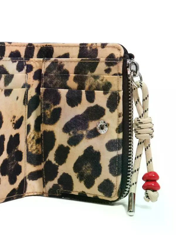 Bimba Y Lola Graphite Nylon Compact Purse