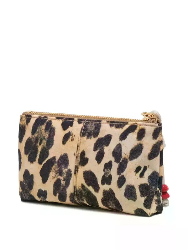 Bimba Y Lola Leopard-print Wallet - Neutrals