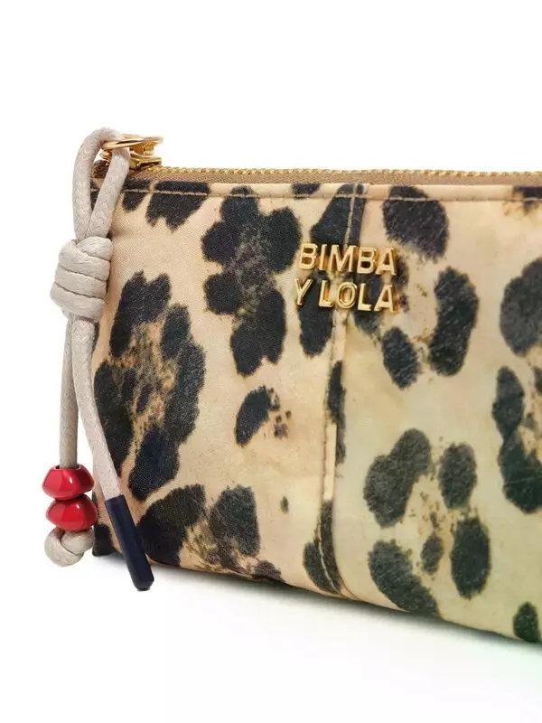 Bimba Y Lola Leopard-print Wallet - Neutrals