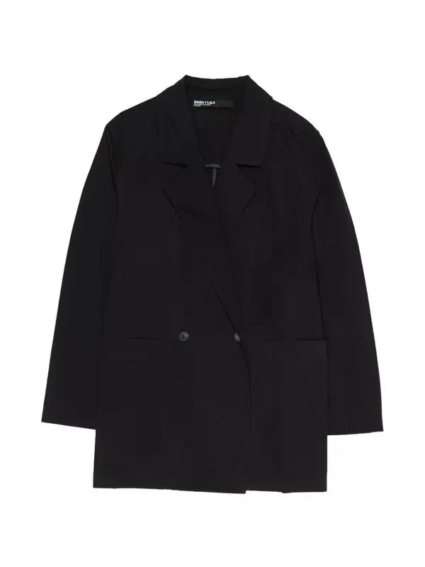 Bimba Y Lola Double-breasted Blazer - Black