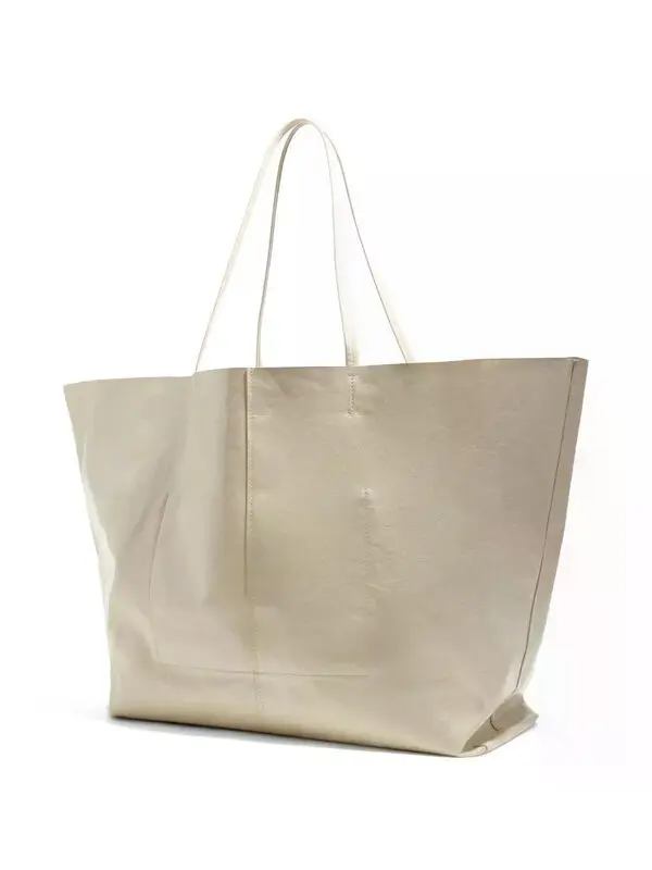 Bimba Y Lola Seam-detail Tote Bag - Neutrals