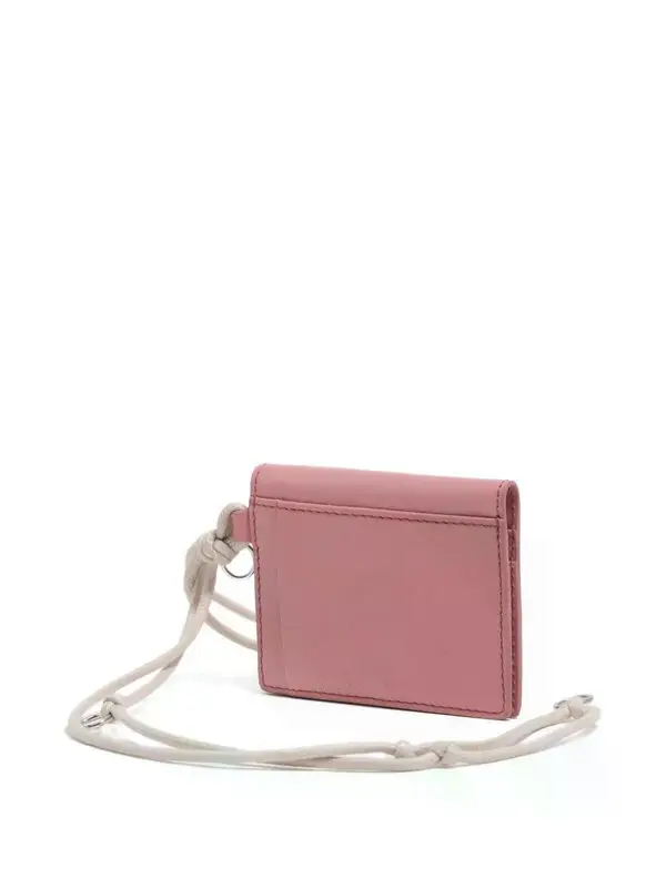 Bimba Y Lola Rope-detail Leather Wallet - Pink