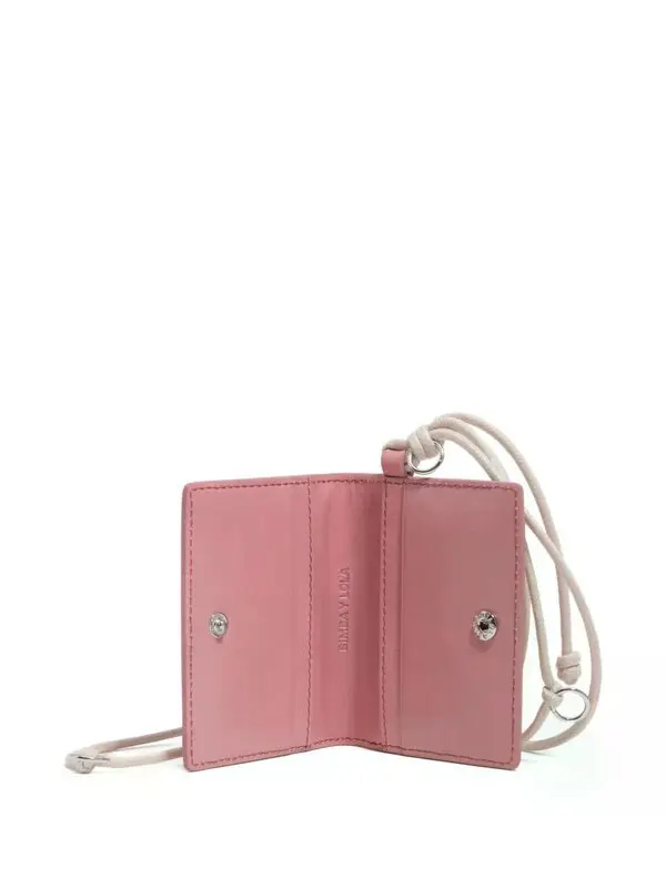 Bimba Y Lola Rope-detail Leather Wallet - Pink
