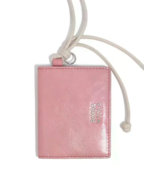 Bimba Y Lola Rope-detail Leather Wallet - Pink