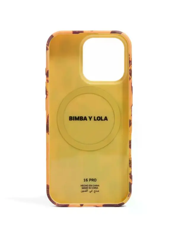 Bimba Y Lola Iphone 16 Pro Yellow Palm Tree Rigid Case