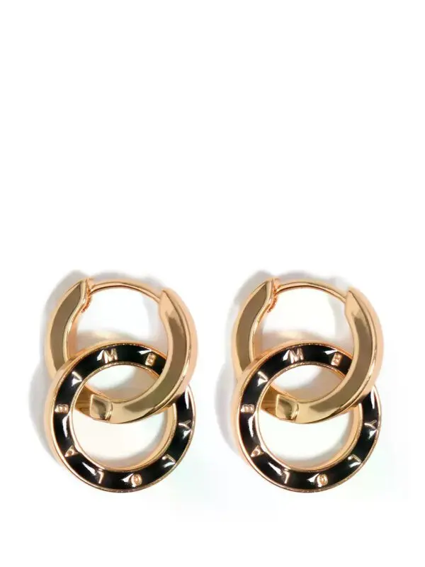 Bimba Y Lola Double-hoop Earrings - Gold