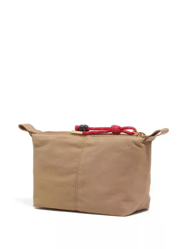 Bimba Y Lola Trapezoid Makeup Bag With Rope Detail - Neutrals