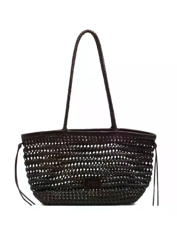 Bimba Y Lola Woven Plait Shoulder Bag - Brown