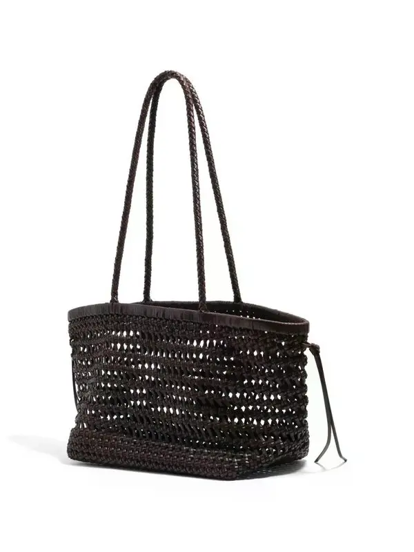 Bimba Y Lola Woven Plait Shoulder Bag - Brown