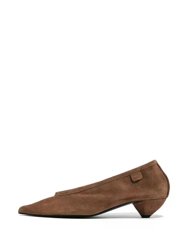 Bimba Y Lola Pointed Suede Pumps - Brown