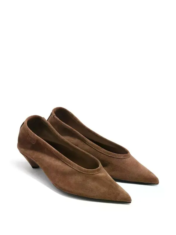 Bimba Y Lola Pointed Suede Pumps - Brown