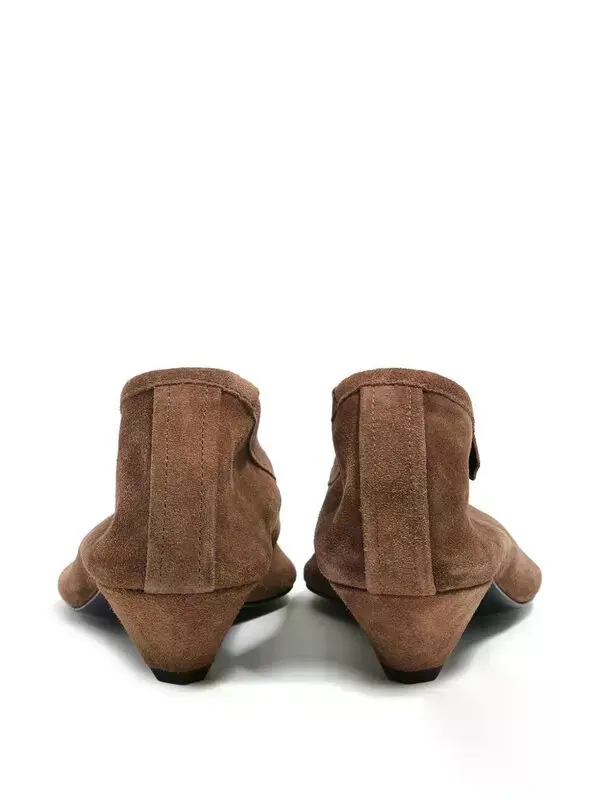 Bimba Y Lola Pointed Suede Pumps - Brown