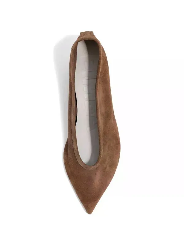 Bimba Y Lola Pointed Suede Pumps - Brown