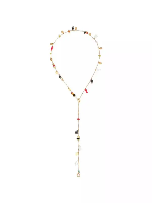 Bimba Y Lola Stones Charm Necklace - Gold