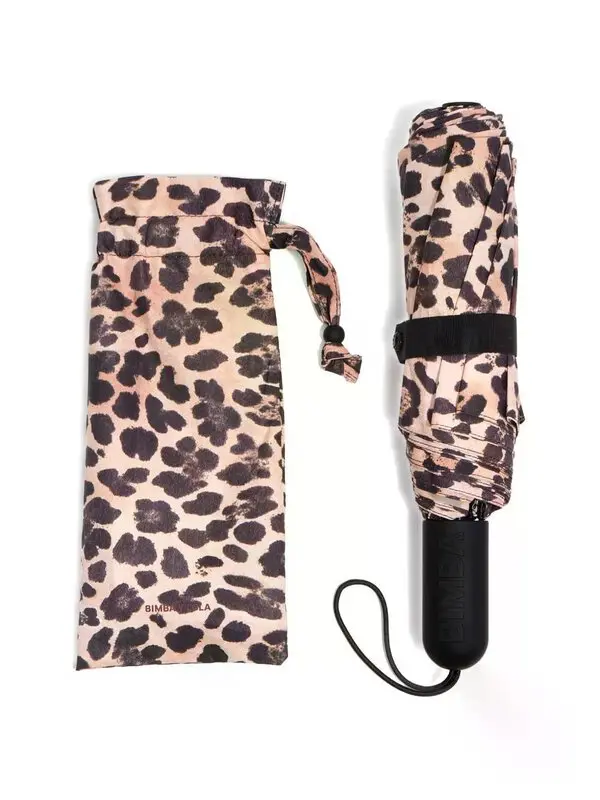 Bimba Y Lola Animal-print Umbrella - Neutrals