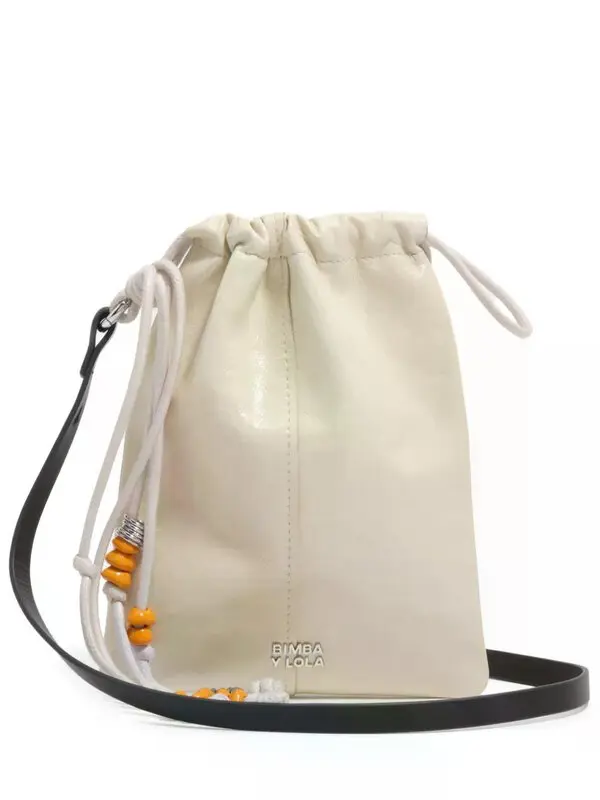 Bimba Y Lola Drawstring Shoulder Bag - Neutrals
