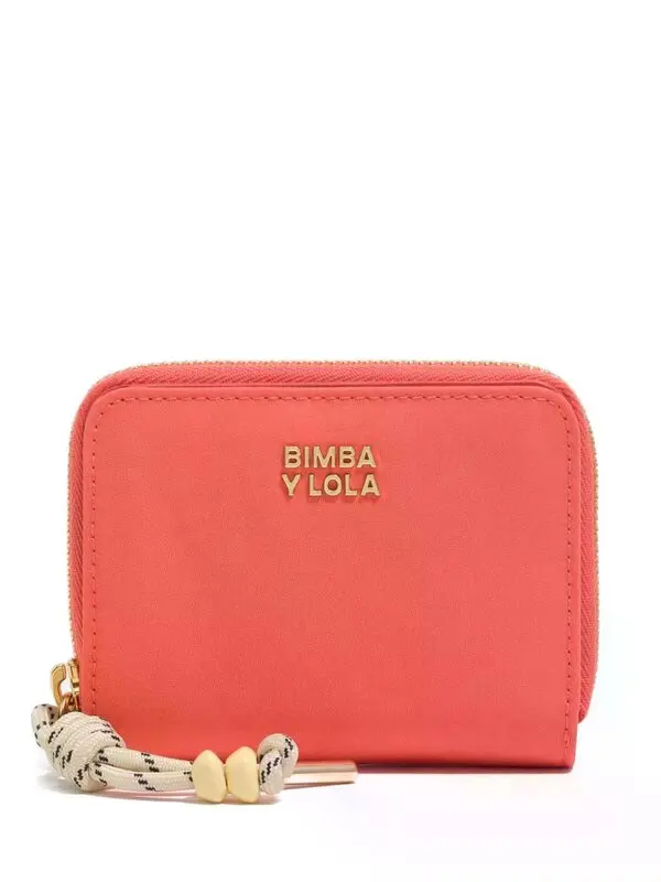 Bimba Y Lola Zip Detail Wallet - Orange