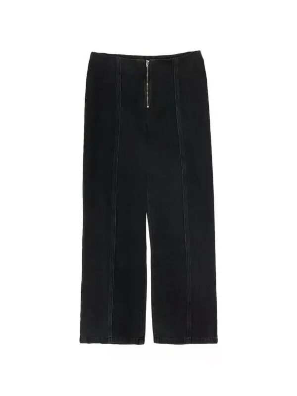 Bimba Y Lola Washed Straight Denim Trousers