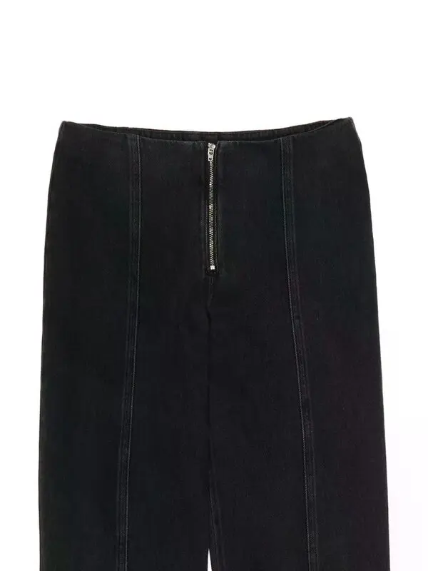 Bimba Y Lola Washed Straight Denim Trousers