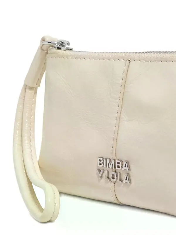 Bimba Y Lola Logo Leather Wallet - Neutrals