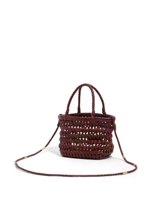Bimba Y Lola Braided Mini Tote Bag - Red