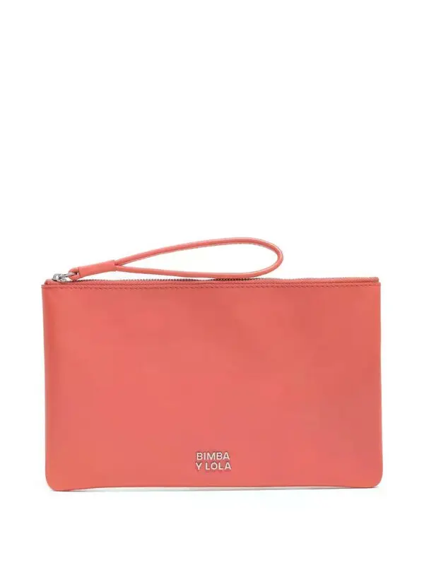 Bimba Y Lola Zip-fastening Makeup Bag - Orange