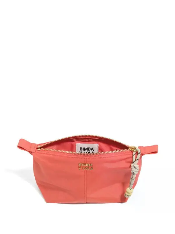 Bimba Y Lola Logo Plaque Makeup Bag