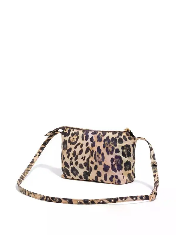 Bimba Y Lola Leopard Print Crossbody Bag