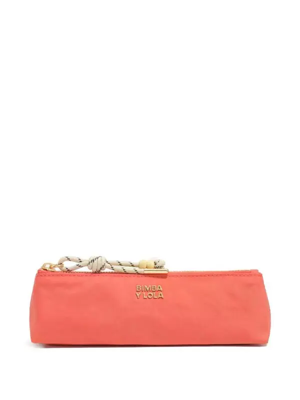 Bimba Y Lola Rope Detail Makeup Bag - Orange