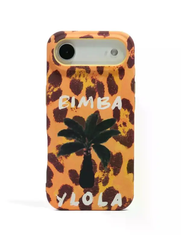 Bimba Y Lola Iphone 17 Air Animal-print Phone Case - Yellow