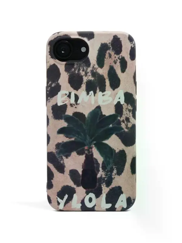 Bimba Y Lola Iphone 16 E Animal-print Phone Case - Neutrals