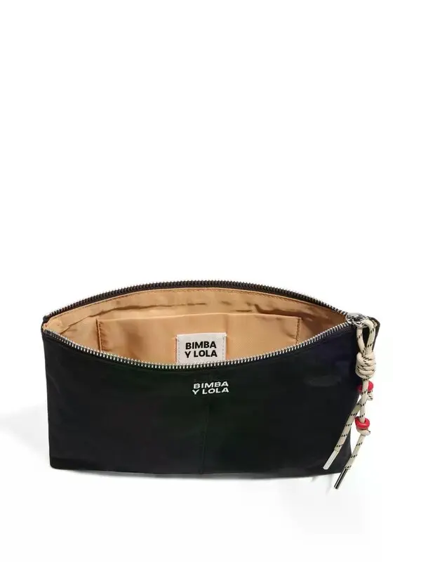 Bimba Y Lola Graphite Nylon Clutch - Grey