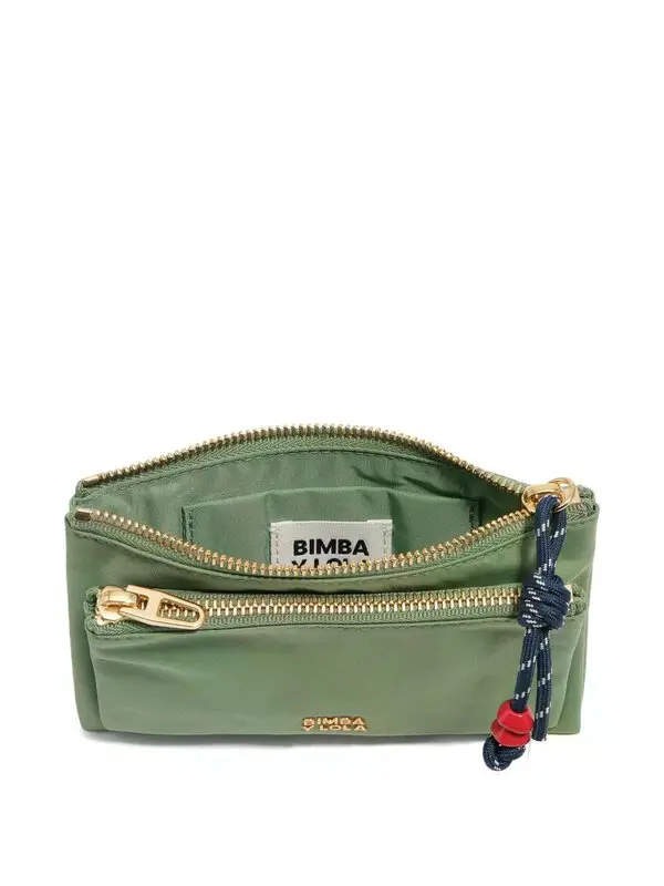 Bimba Y Lola Zip Embellishment Wallet - Green