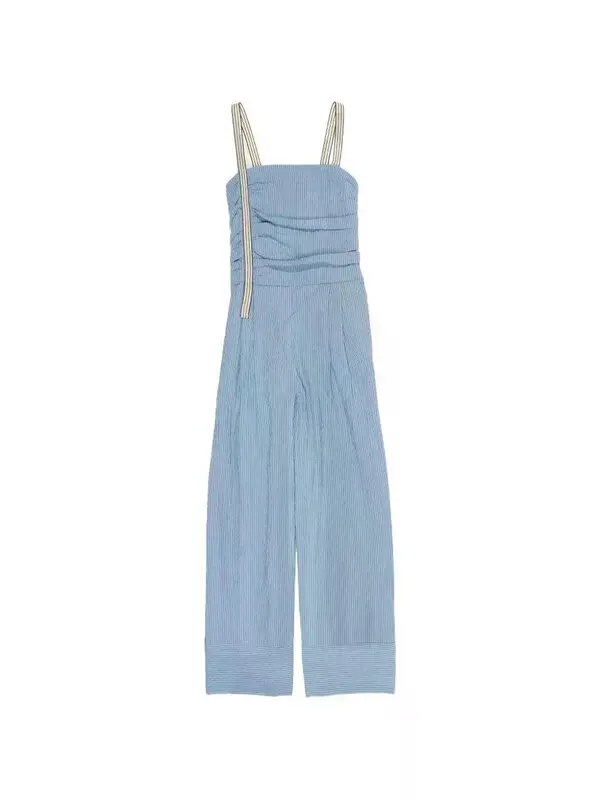 Bimba Y Lola Striped Jumpsuit - Blue