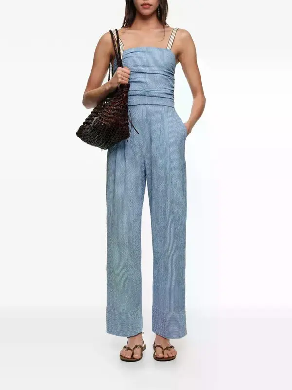 Bimba Y Lola Striped Jumpsuit