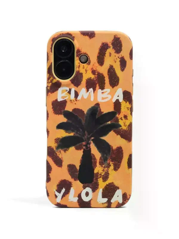 Bimba Y Lola Iphone 17 Animal-print Phone Case - Yellow