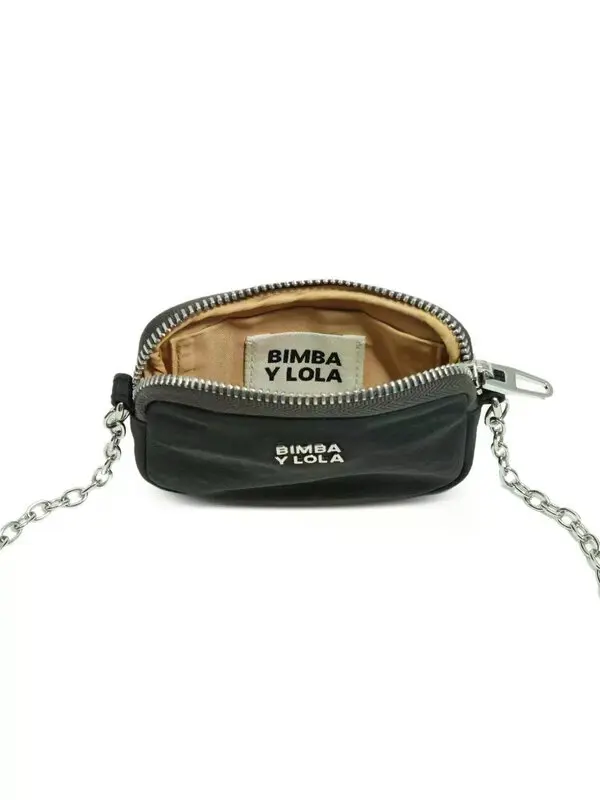 Bimba Y Lola Chain Strap Coin Purse - Black